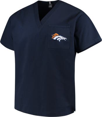 CONCEPTS SPORT Men's Concepts Sport Navy Denver Broncos Scrub Top ...