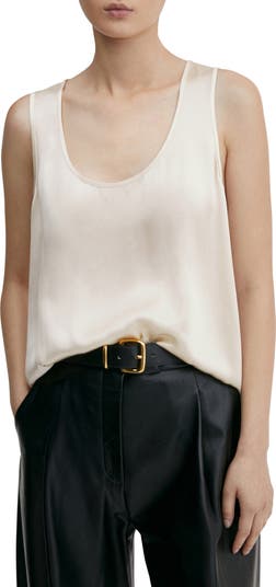 MANGO Silk Tank | Nordstrom