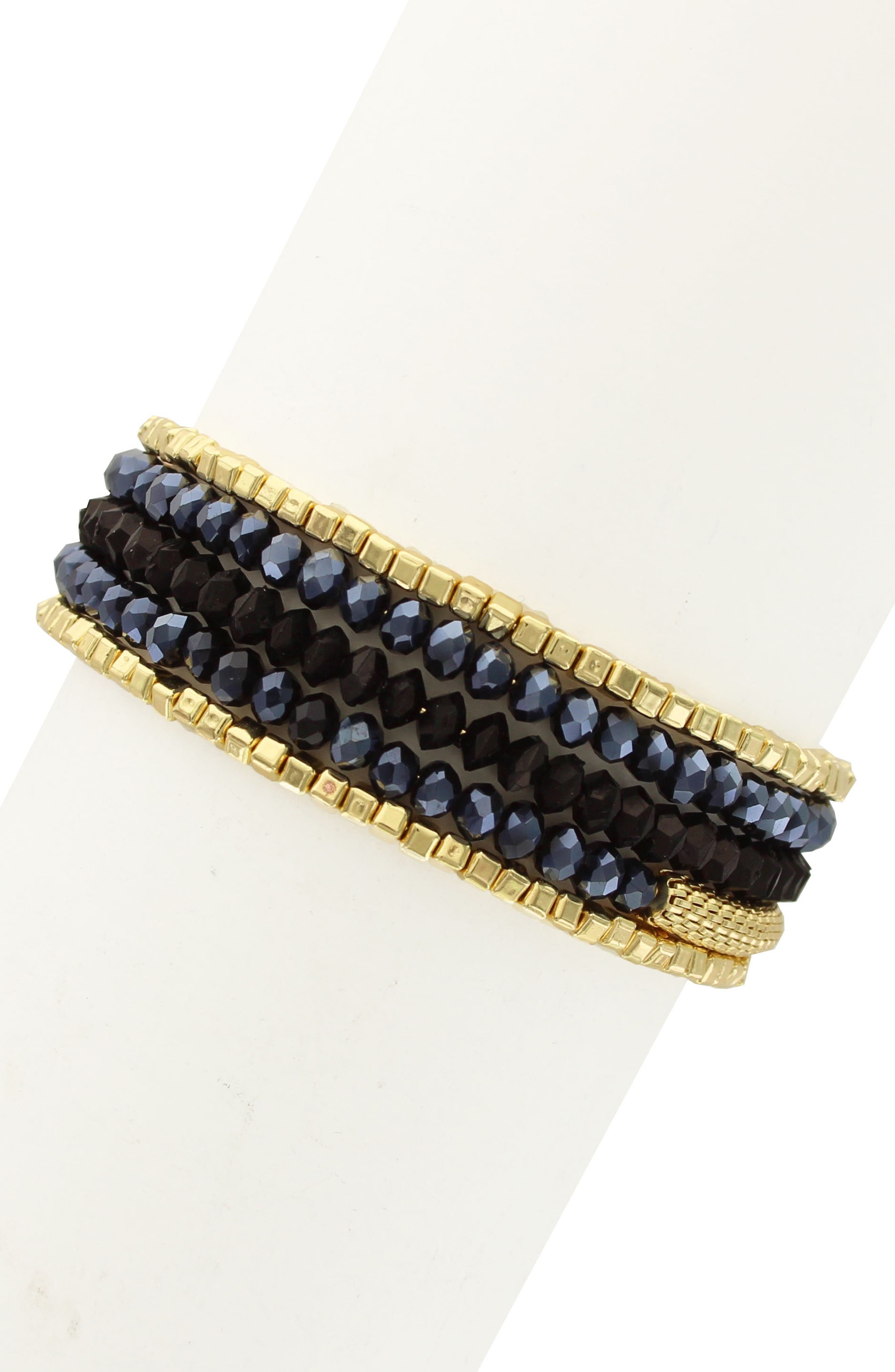 OLIVIA WELLES Amarra Crystal Beaded Bracelet | Nordstromrack