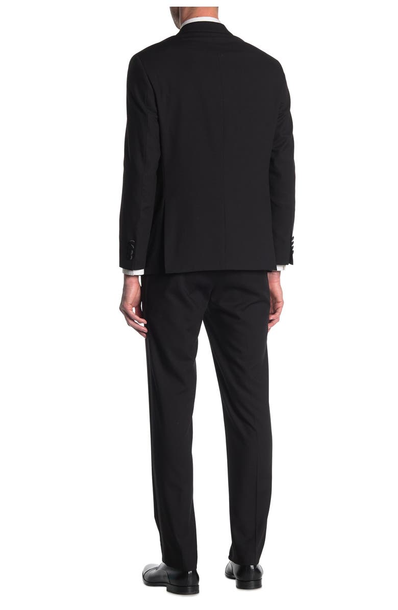Kenneth Cole Reaction Solid Satin Trim Two Button Slim Fit Suit ...