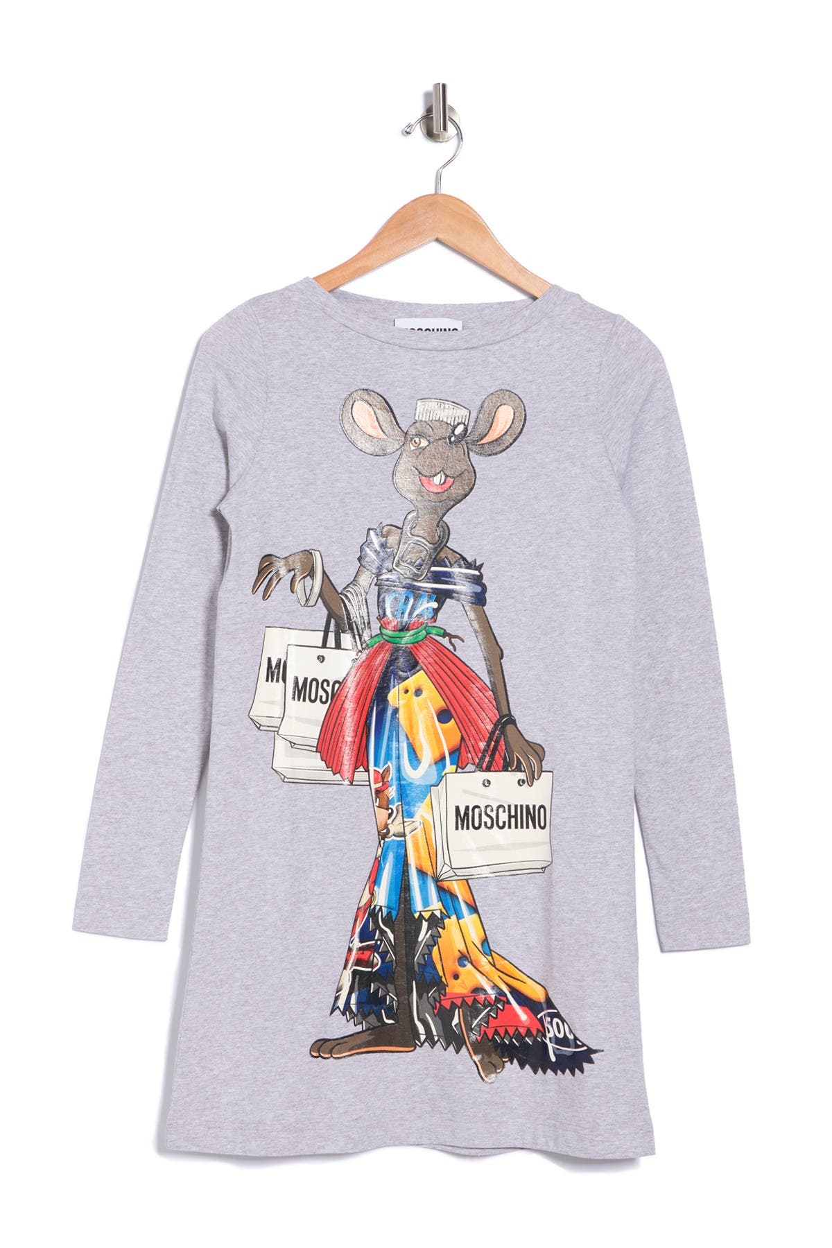 Moschino Rat Graphic Print T-Shirt Dress | Nordstromrack