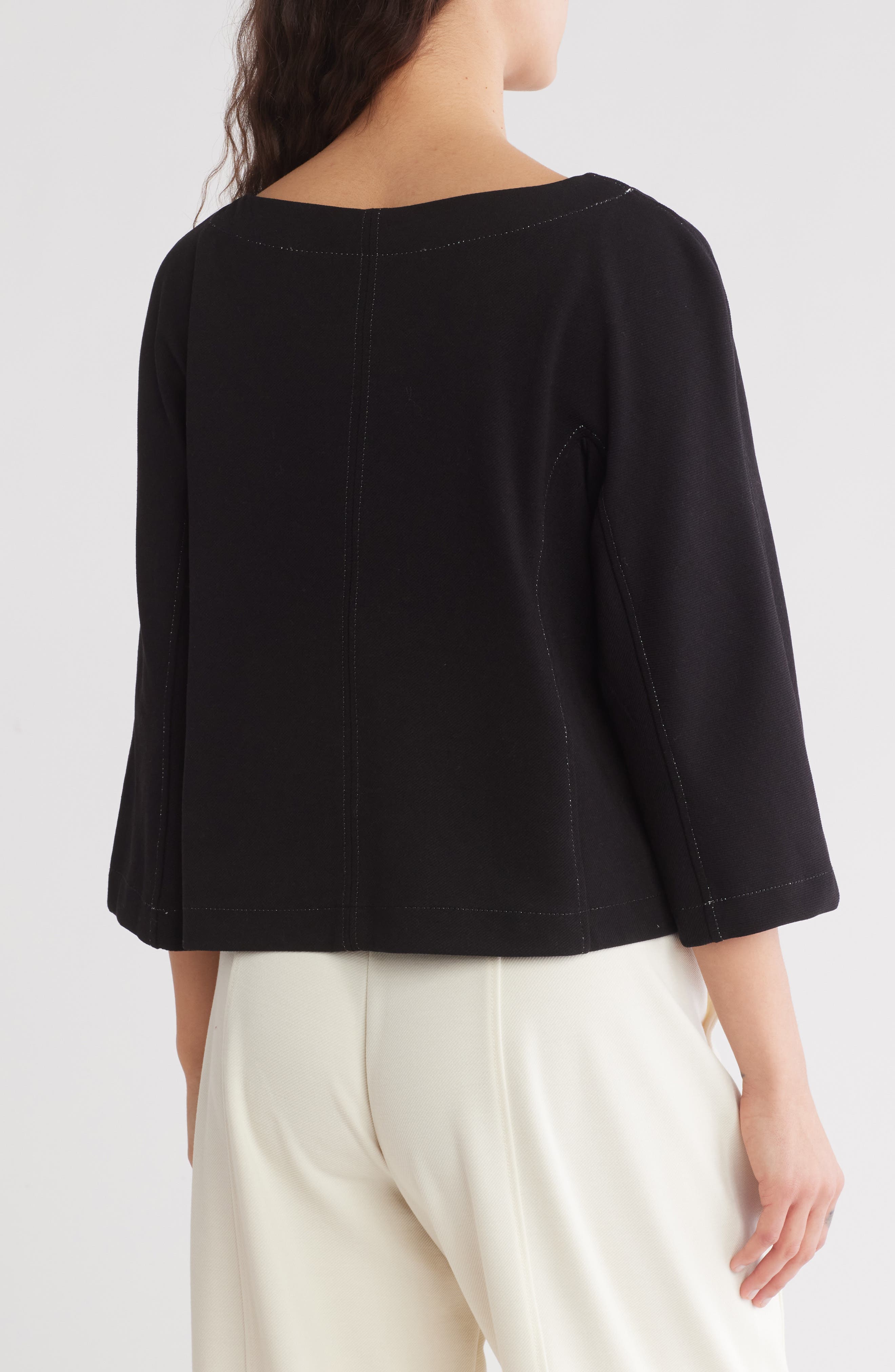 MAX STUDIO Boat Neck Crop Top | Nordstromrack