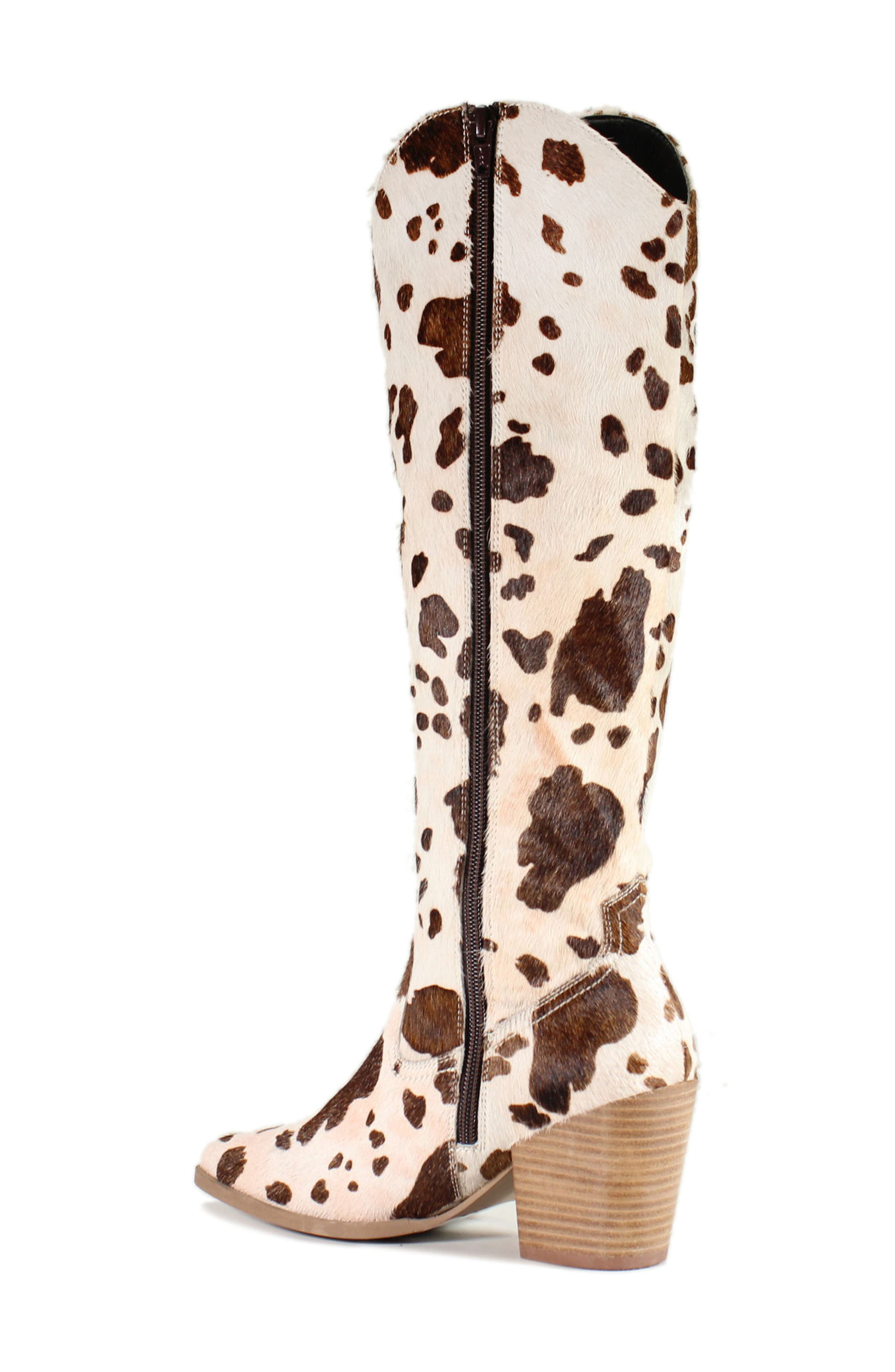 Diba True Corner Brook Genuine Calf Hair Knee High Boot (Women) | Nordstrom