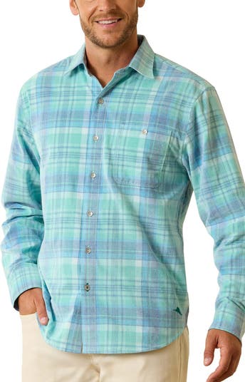 Tommy Bahama Coastline Tranquil Check Cotton Corduroy Button-Up Shirt ...