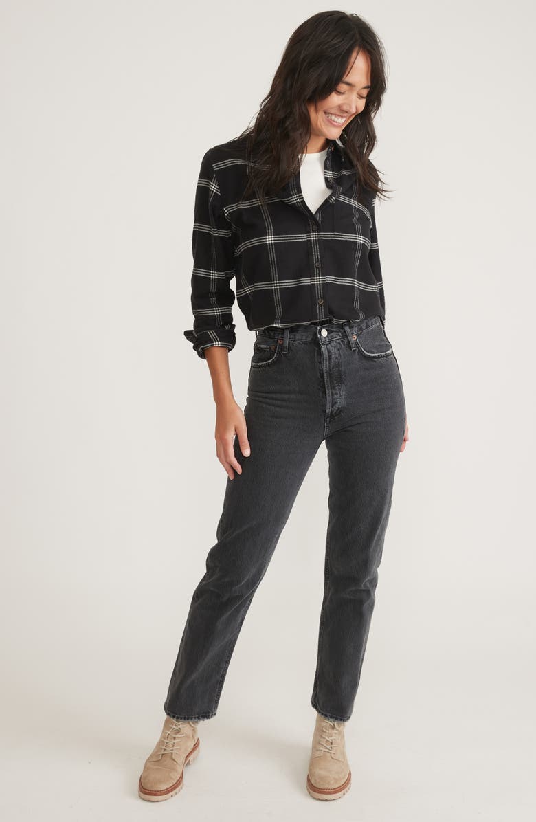 Marine Layer Monterey Organic Cotton Flannel Shirt | Nordstromrack