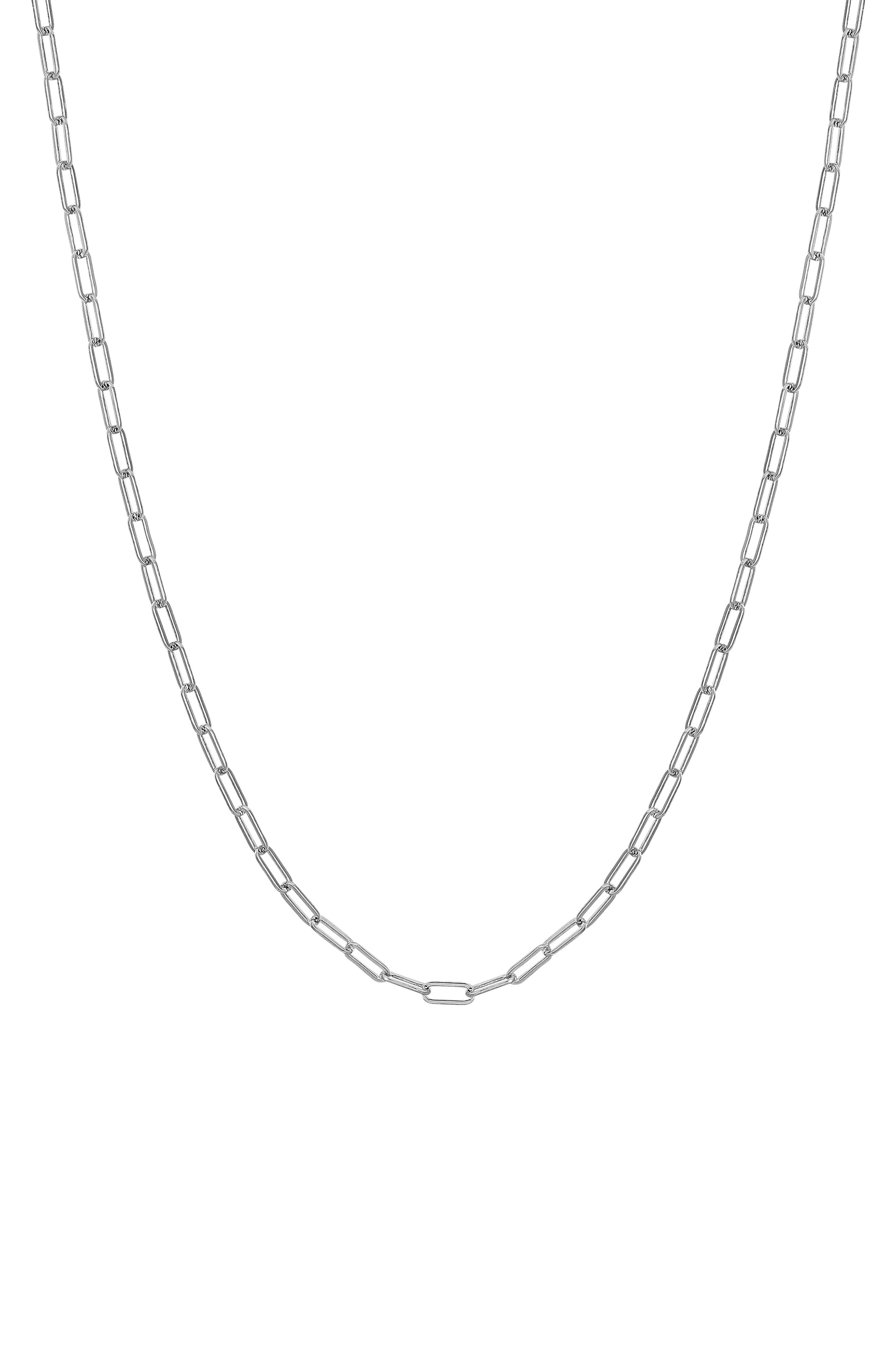 LA ROCKS Paperclip Link Chain Necklace | Nordstromrack