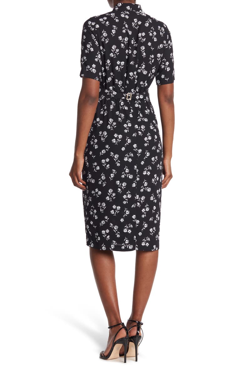 Kate Spade New York dandelion floral short sleeve shirt dress ...