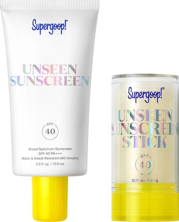 Supergoop!® Unseen Sunscreen Jumbo + Go Set $78 Value | Nordstrom