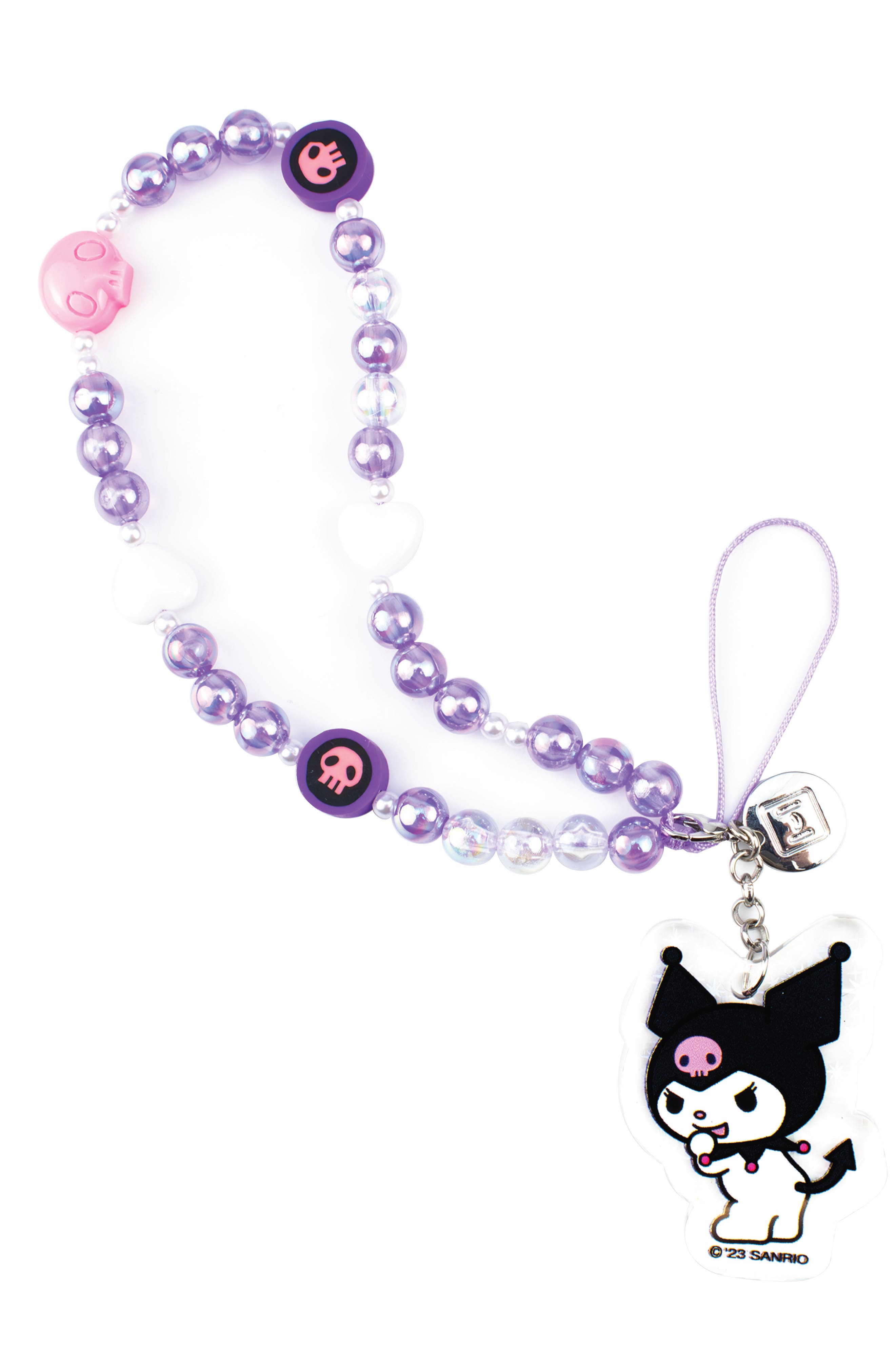 Hello Kitty® x Sanrio Kuromi Beaded Smartphone Wrist Strap | Nordstromrack