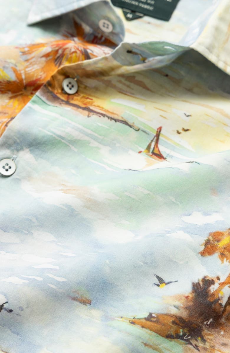 Rodd & Gunn Victoria Avenue Original Fit Island Print Short Sleeve ...