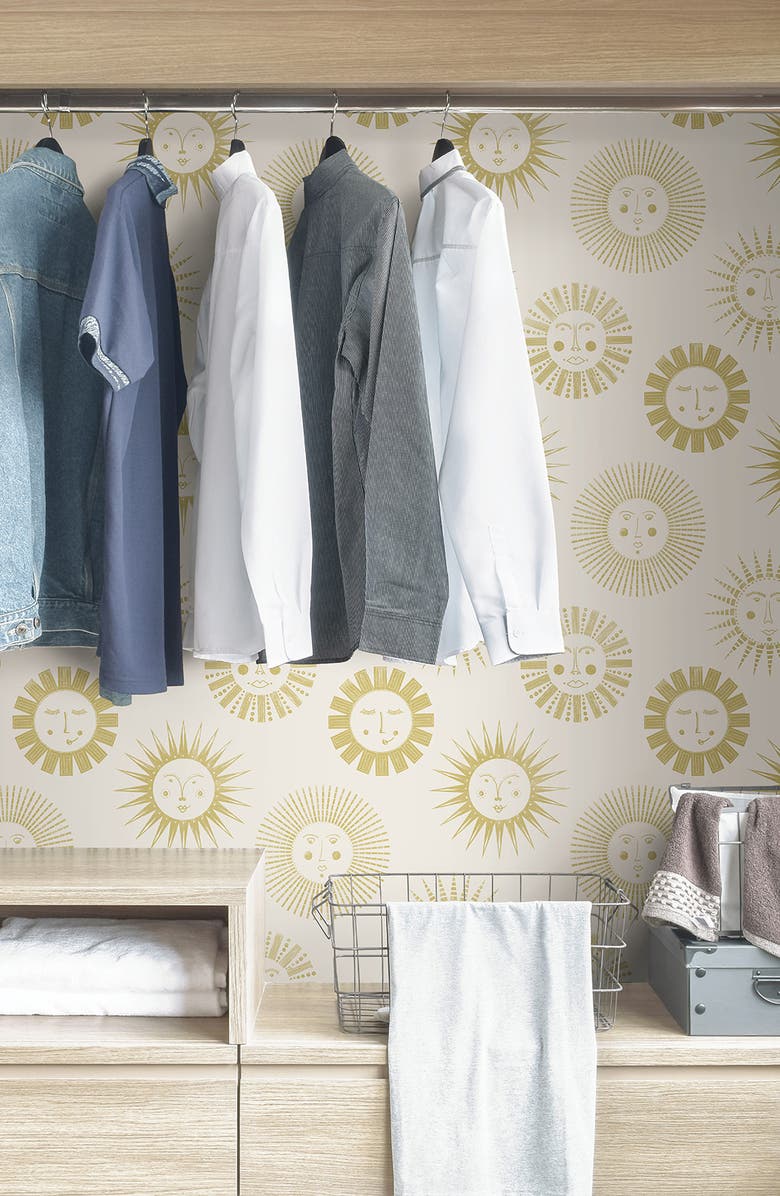 Wallpops Cream Konark Peel Stick Wallpaper | Nordstromrack
