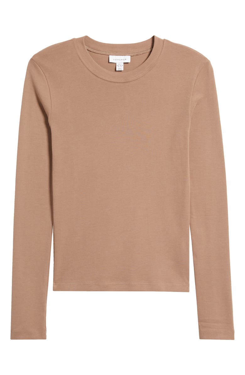 Topshop Long Sleeve Cotton Top | Nordstrom