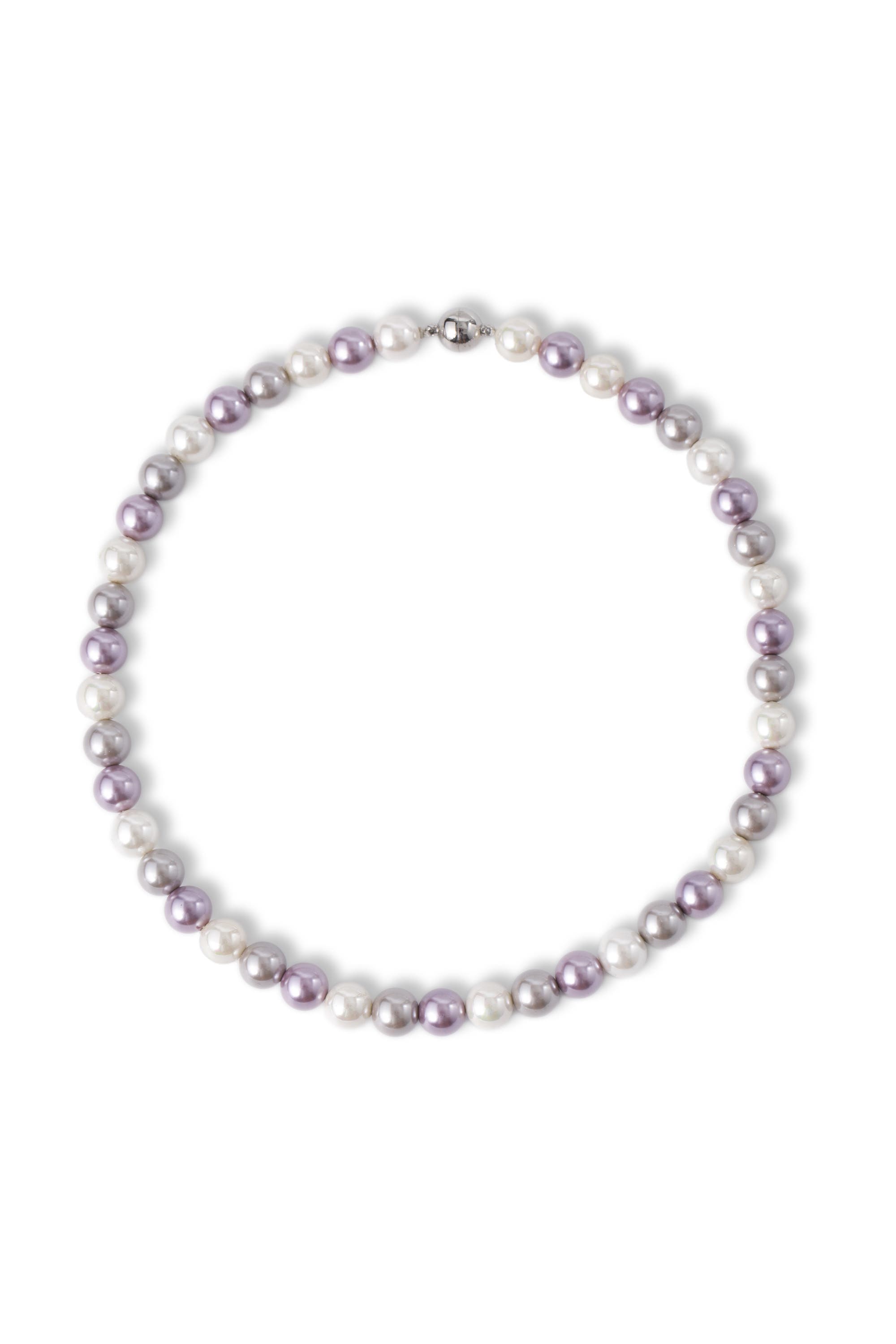 Classicharms Lydia Purple Shell Pearl Strand Choker Necklace | Nordstrom