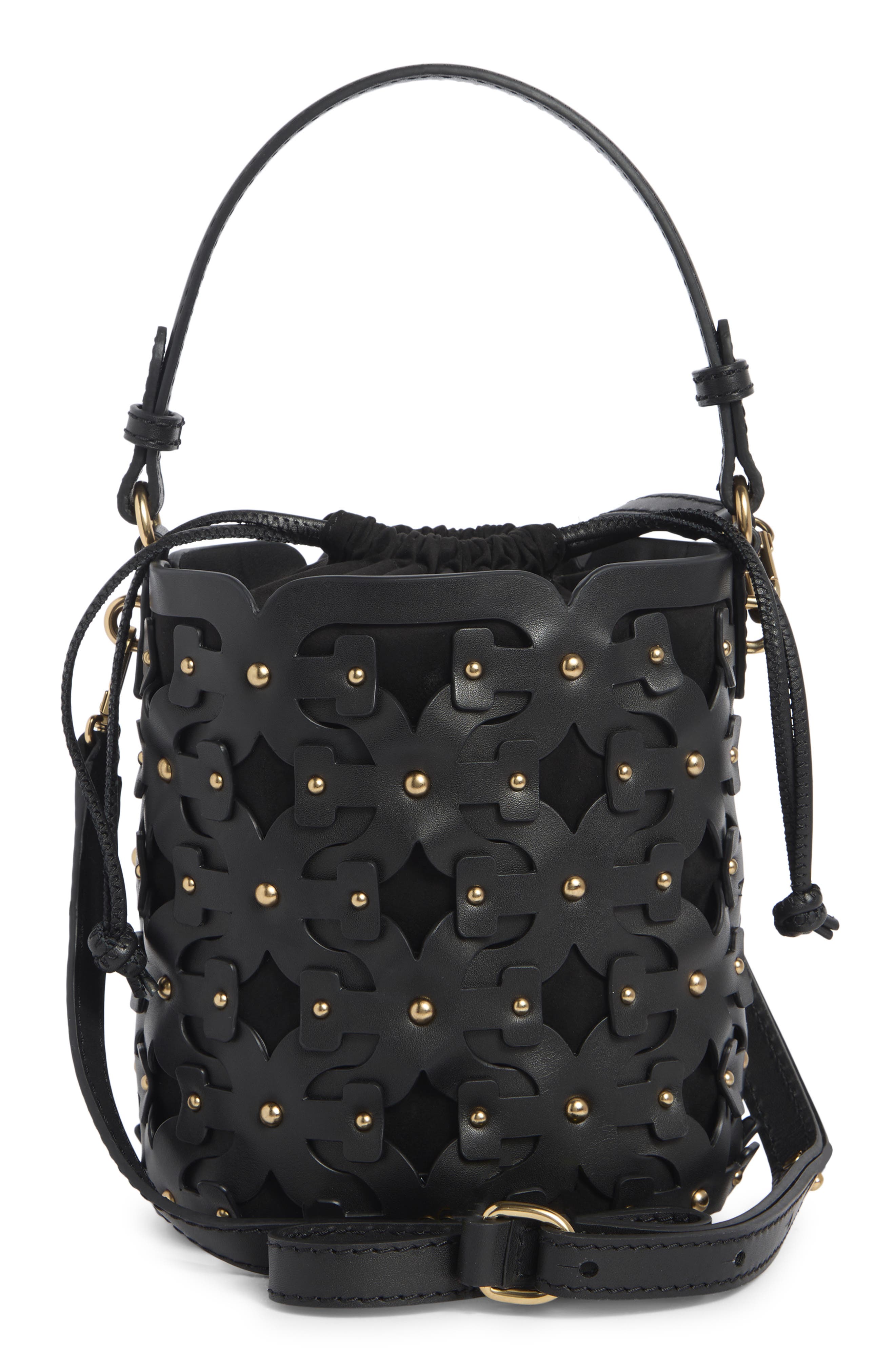 Sam Edelman Bay Dye-Cut Leather Bucket Bag | Nordstromrack