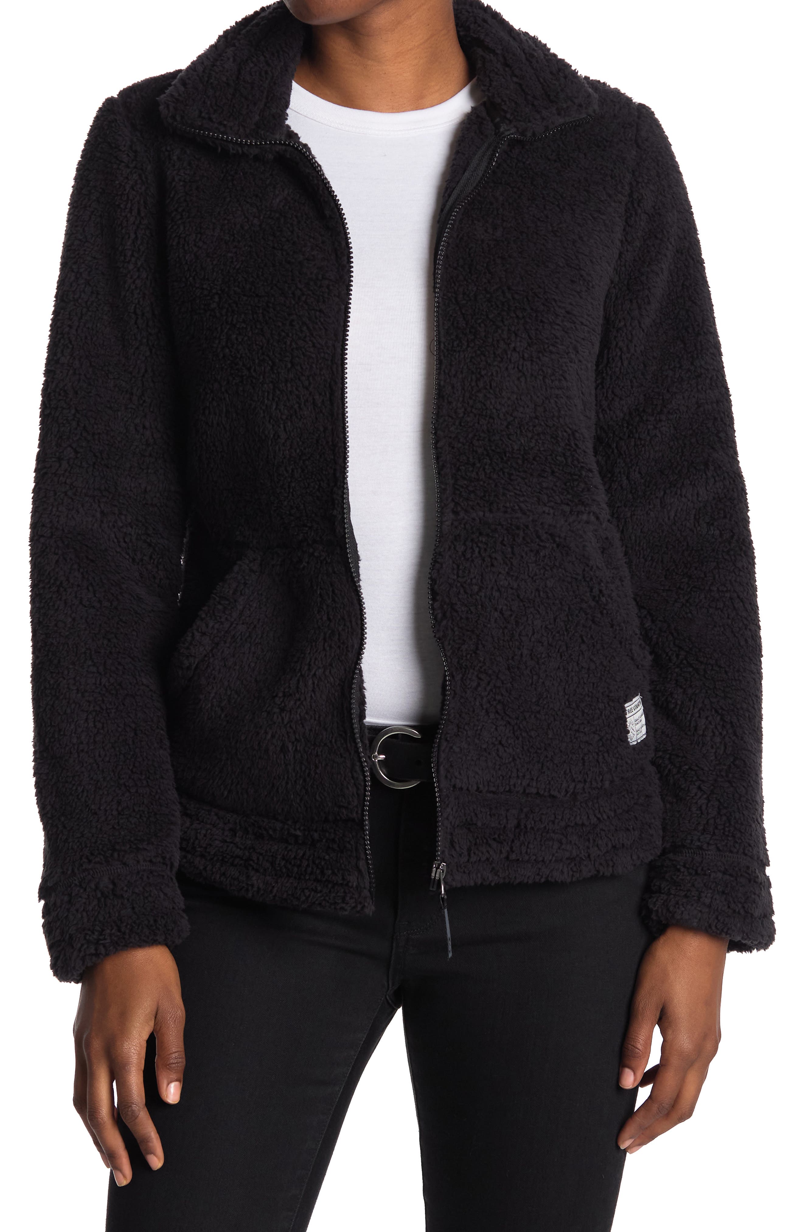 Free Country Butter Pile Faux Fur Zip Jacket | Nordstromrack