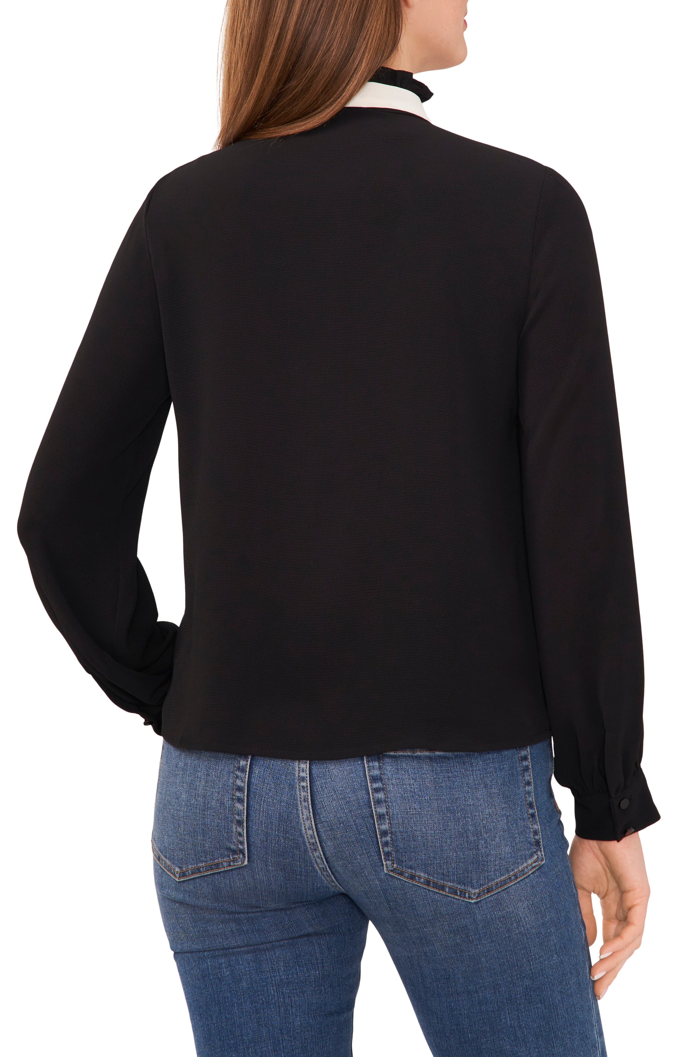 CeCe Ruffle Long Sleeve Blouse | Nordstromrack
