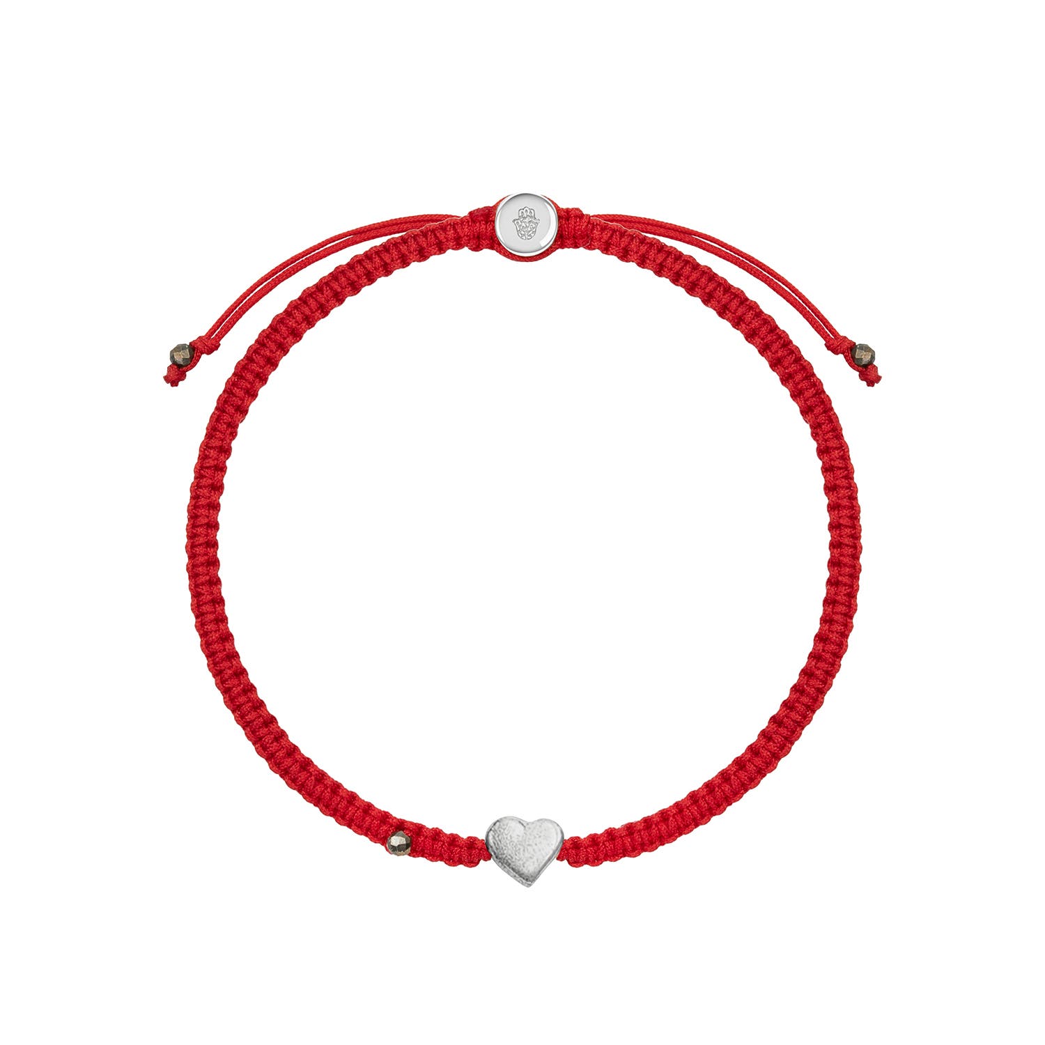 Karma and Luck Protected by Love - Red String Heart Charm Bracelet ...
