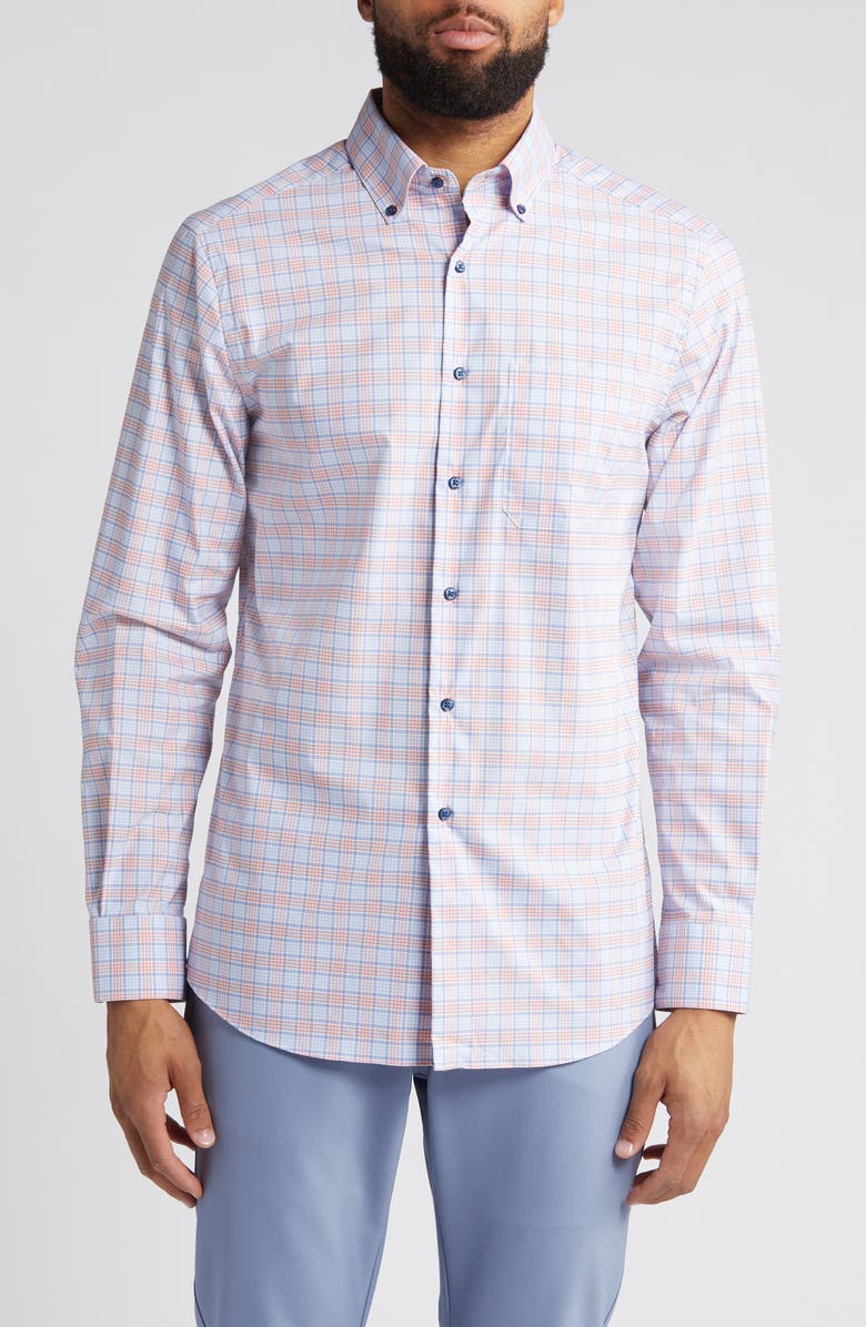 Scott Barber Performance Plaid Button-Down Shirt | Nordstromrack