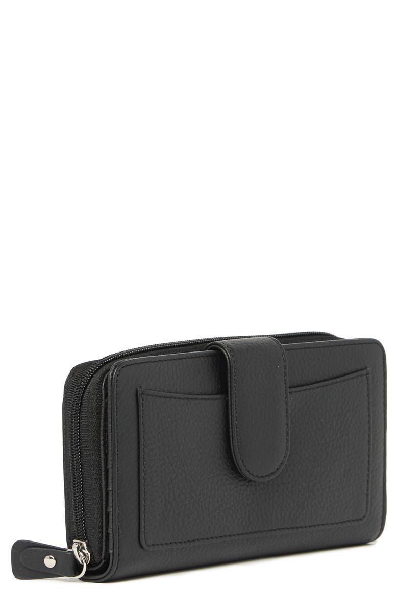 MUNDI SMALL LEATHER GOODS MUNDI Leather Zip Tab Wallet | Nordstromrack