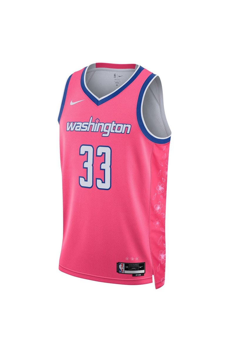 Nike Unisex Nike Kyle Kuzma Pink Washington Wizards 2022/23 Swingman ...