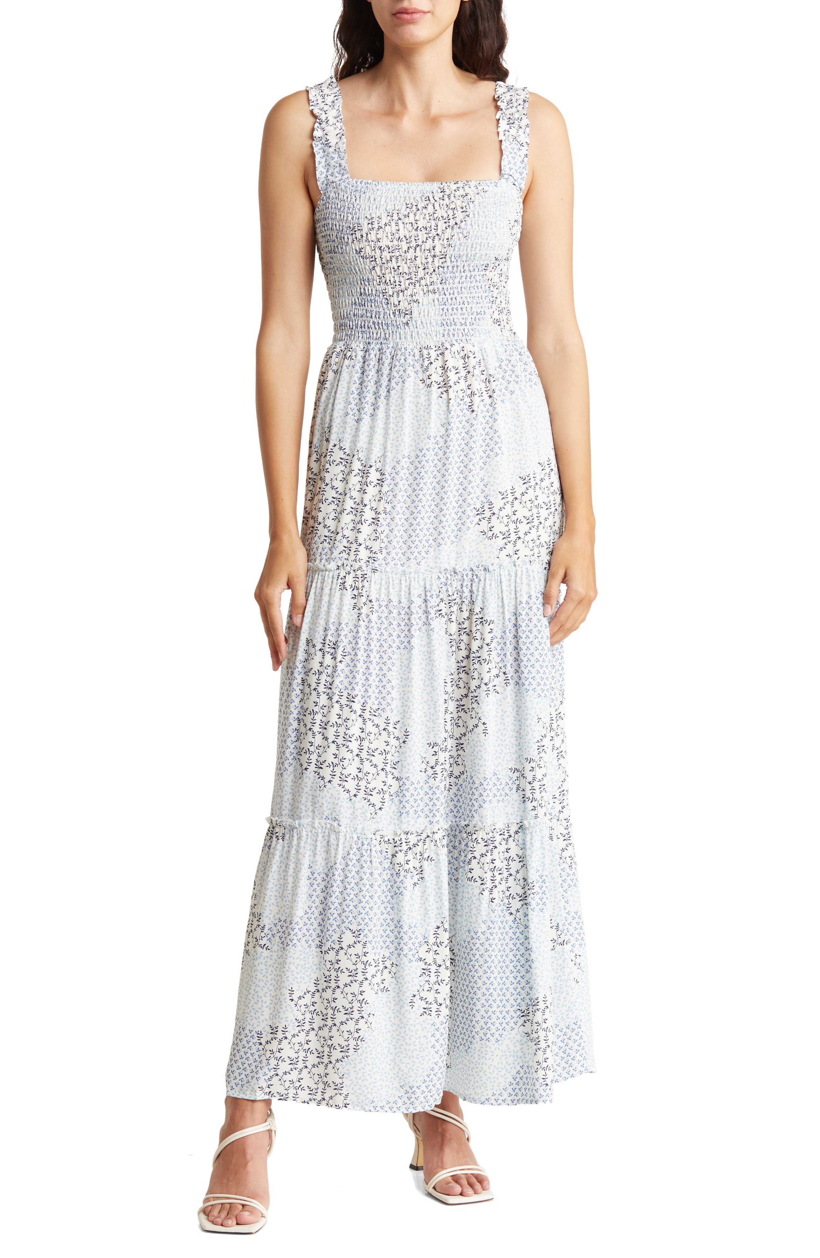 LUNACHIX Tiered Ladder Prairie Dress | Nordstromrack