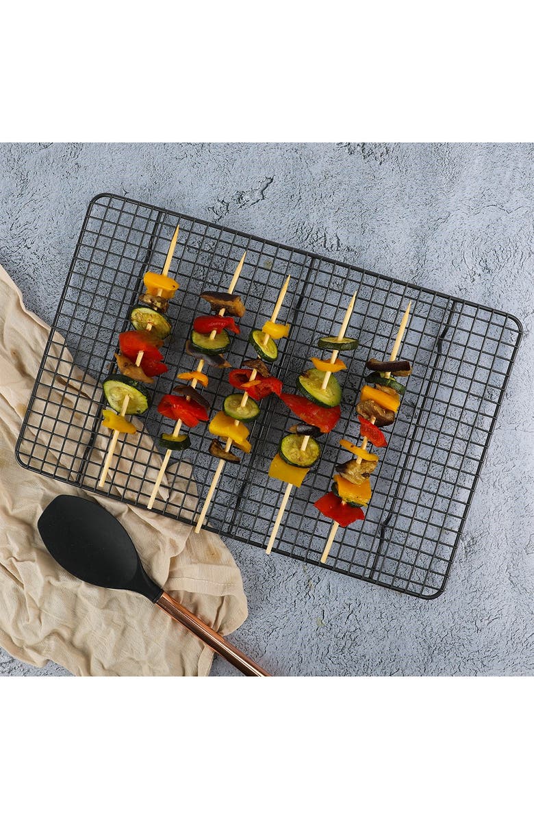GLOMERY Non Stick Cooling Rack for Baking, Large 11.75 x 17 Fits Half ...