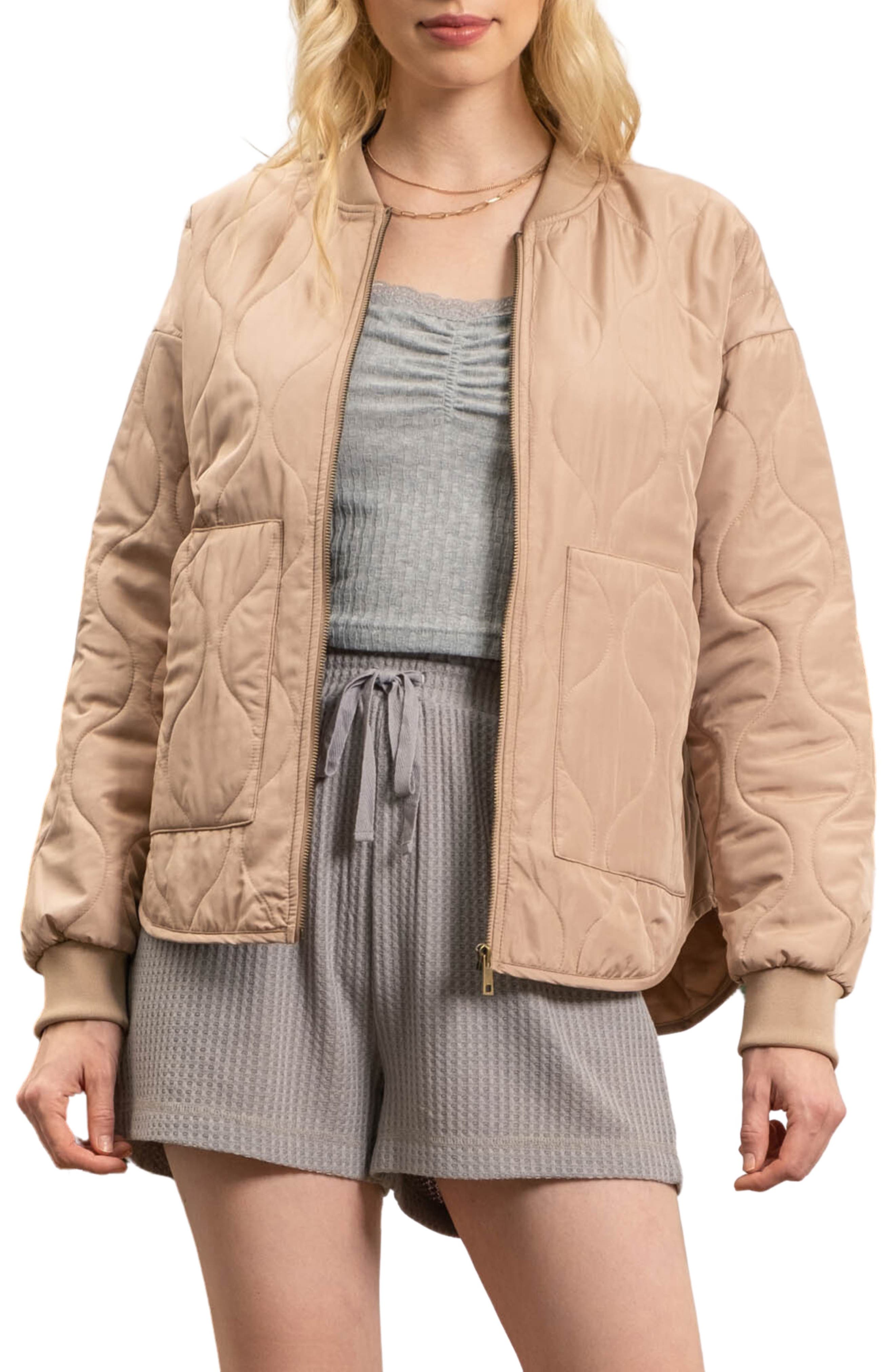 Blu Pepper Quilted Bomber Jacket | Nordstromrack