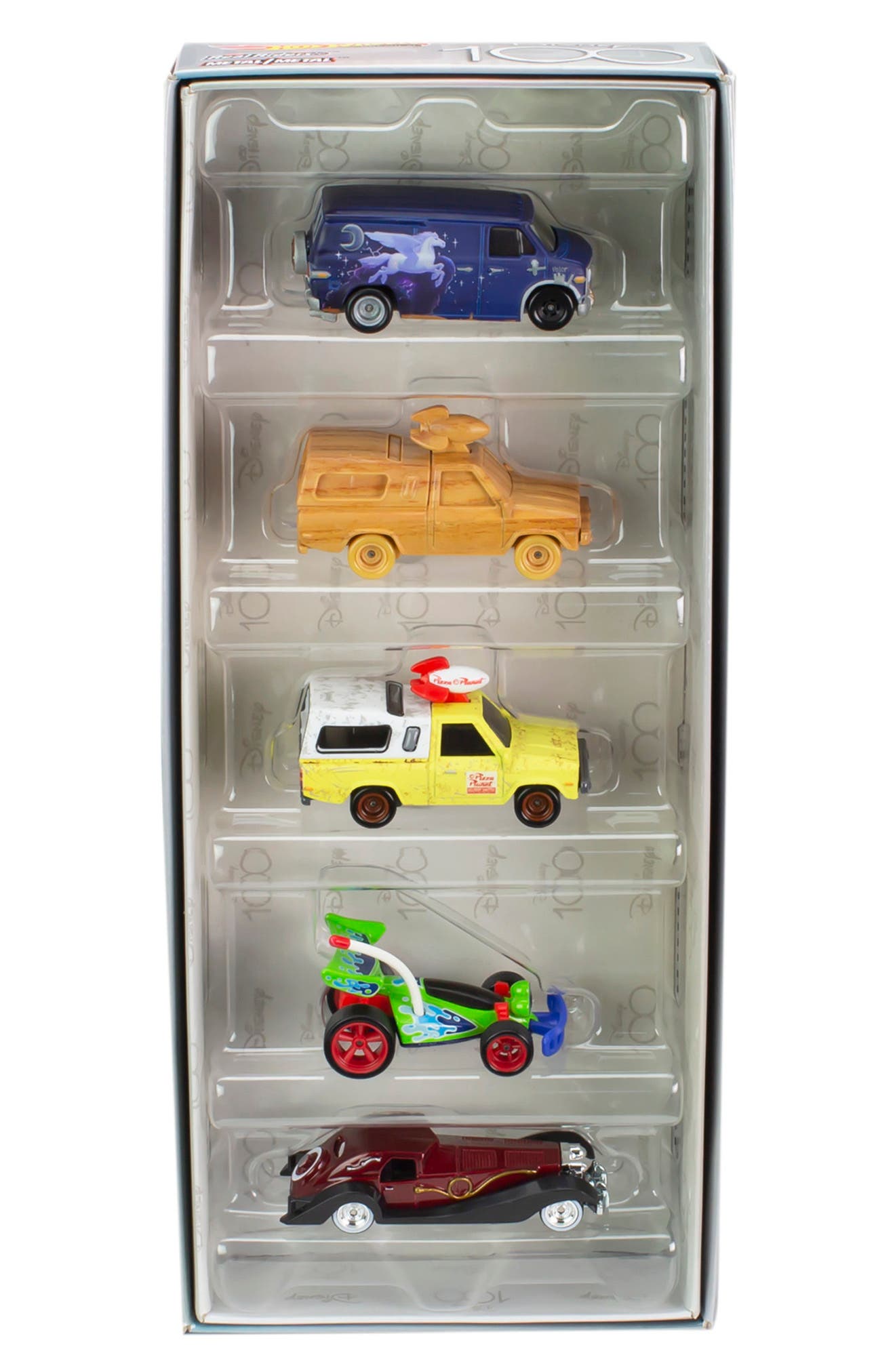 Mattel Hot Wheels® Premium Disney 100 5-Piece Toy Car Bundle ...