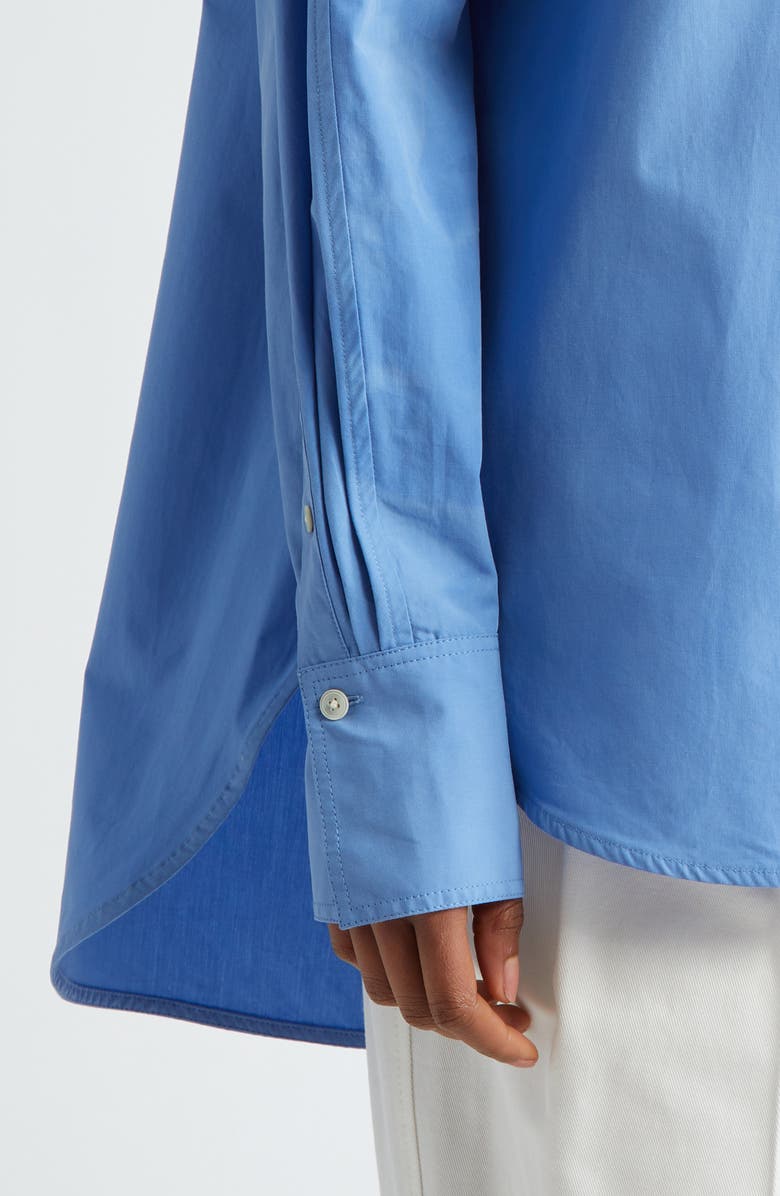 TOTEME Oversize Organic Cotton Poplin Button-Up Shirt | Nordstromrack