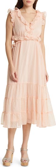 MOON RIVER Ruffle Tiered Dress | Nordstrom