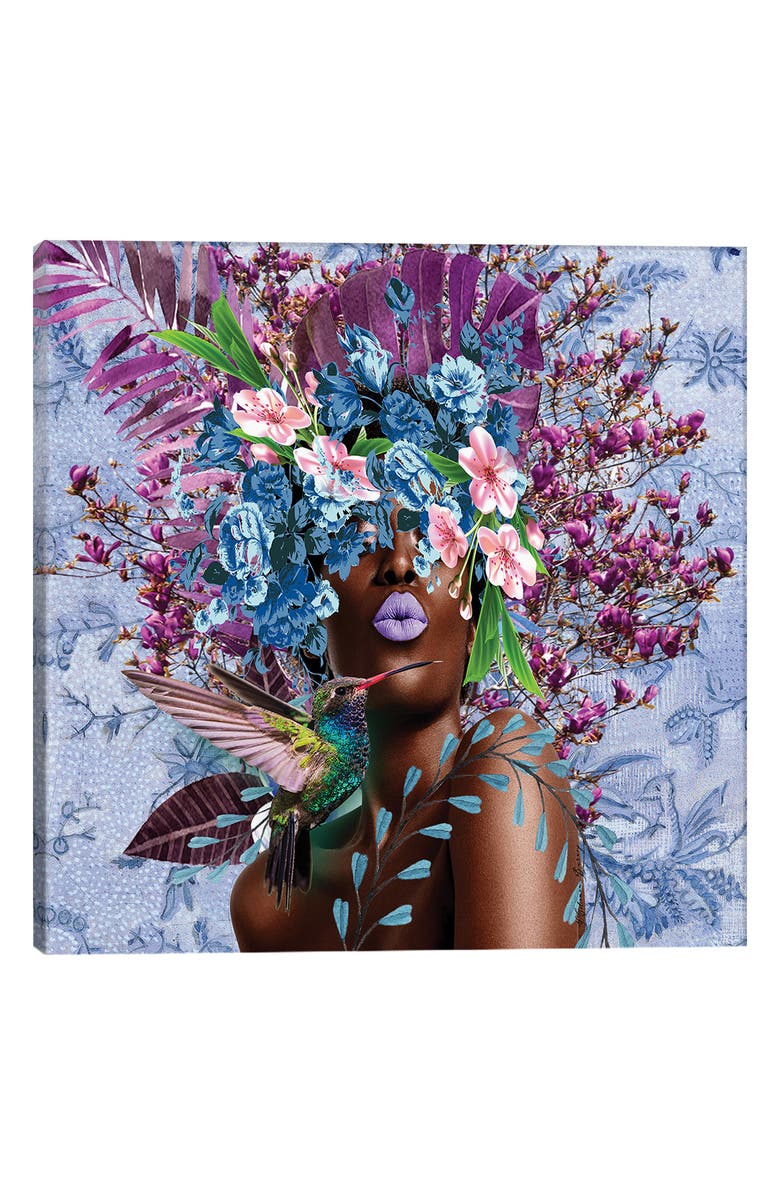 iCanvas Women in Bloom - Purplicious by Yvonne Coleman Burney Canvas ...