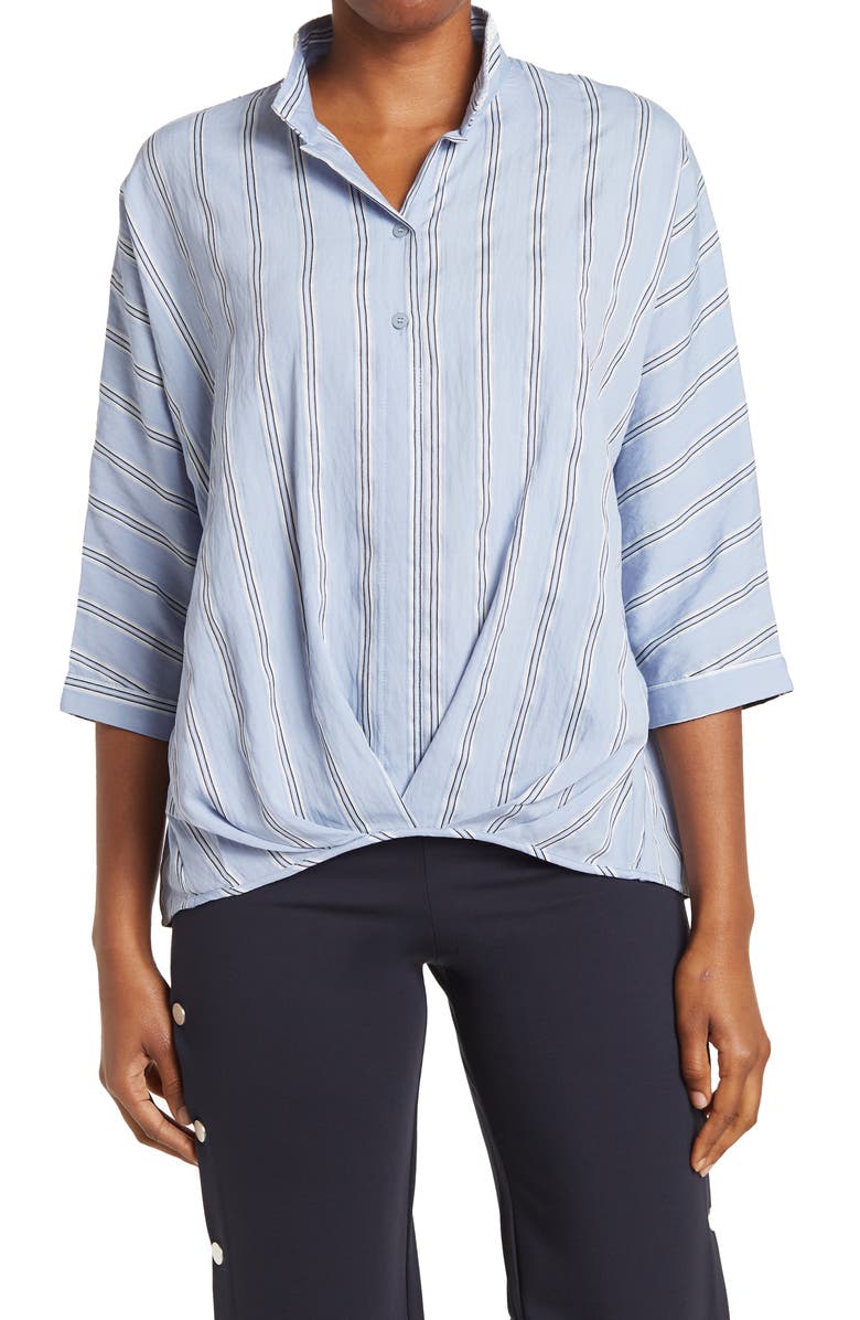 PATRIZIA LUCA Untuck Popover Blouse | Nordstromrack