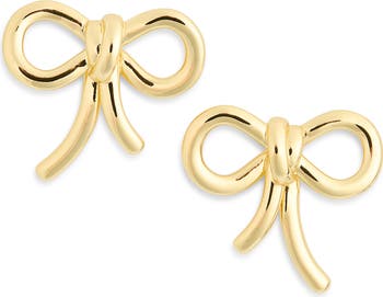 Large Bow Stud Earrings
