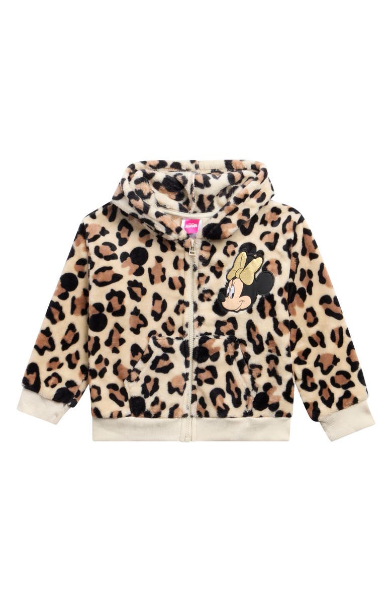 ASSORTED Kids' Disney Minnie Mouse Animal Print Zip Hoodie | Nordstromrack
