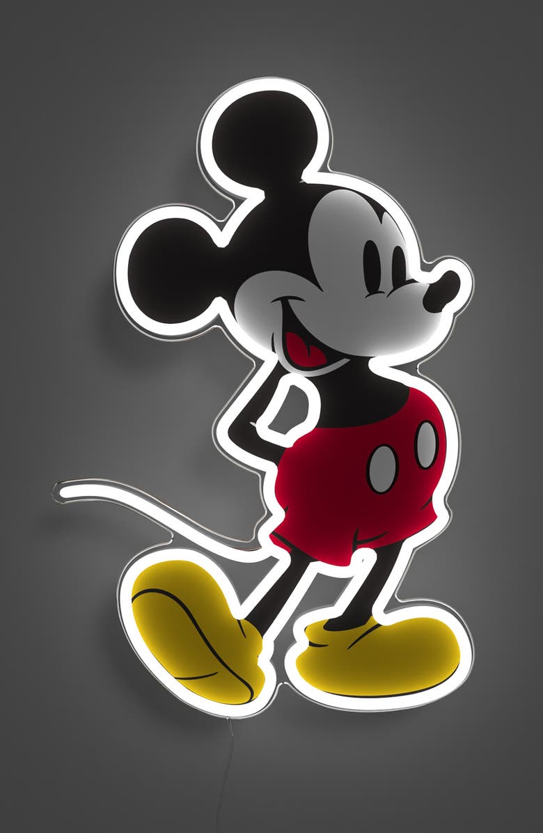 Yellowpop x Disney Mickey Mouse LED Neon Sign | Nordstromrack