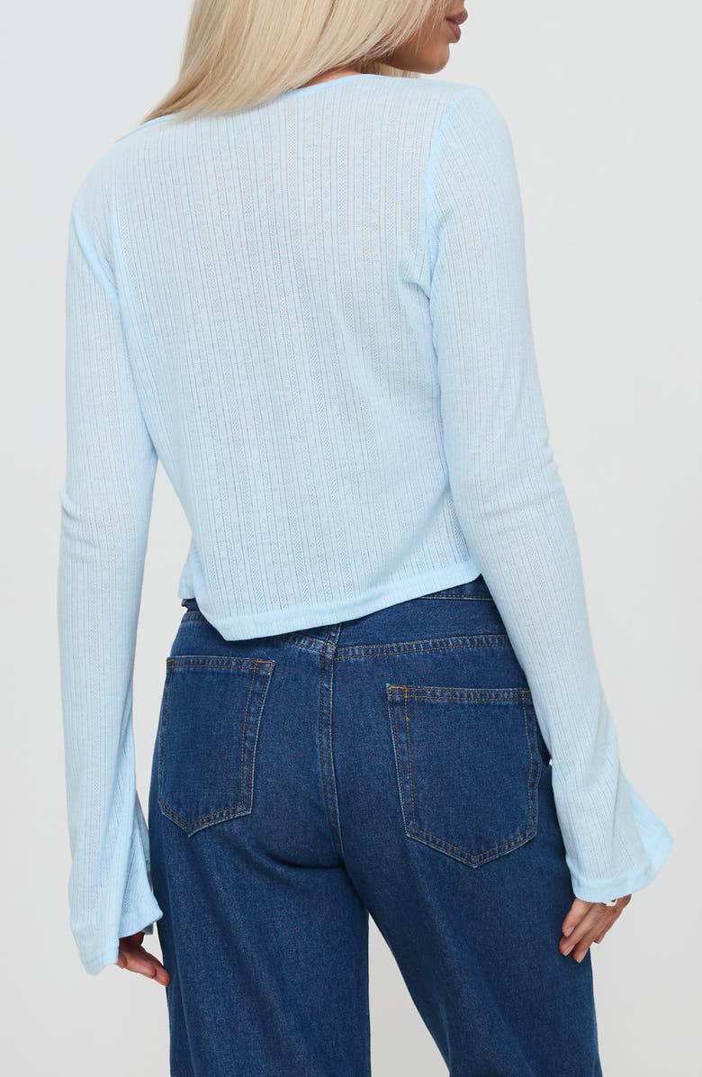 Princess Polly Barbaro Flyaway Sheer Top | Nordstromrack