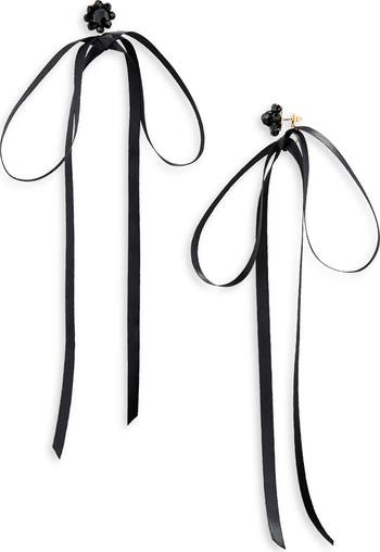 Simone Rocha Ribbon Bow Drop Earrings | Nordstrom