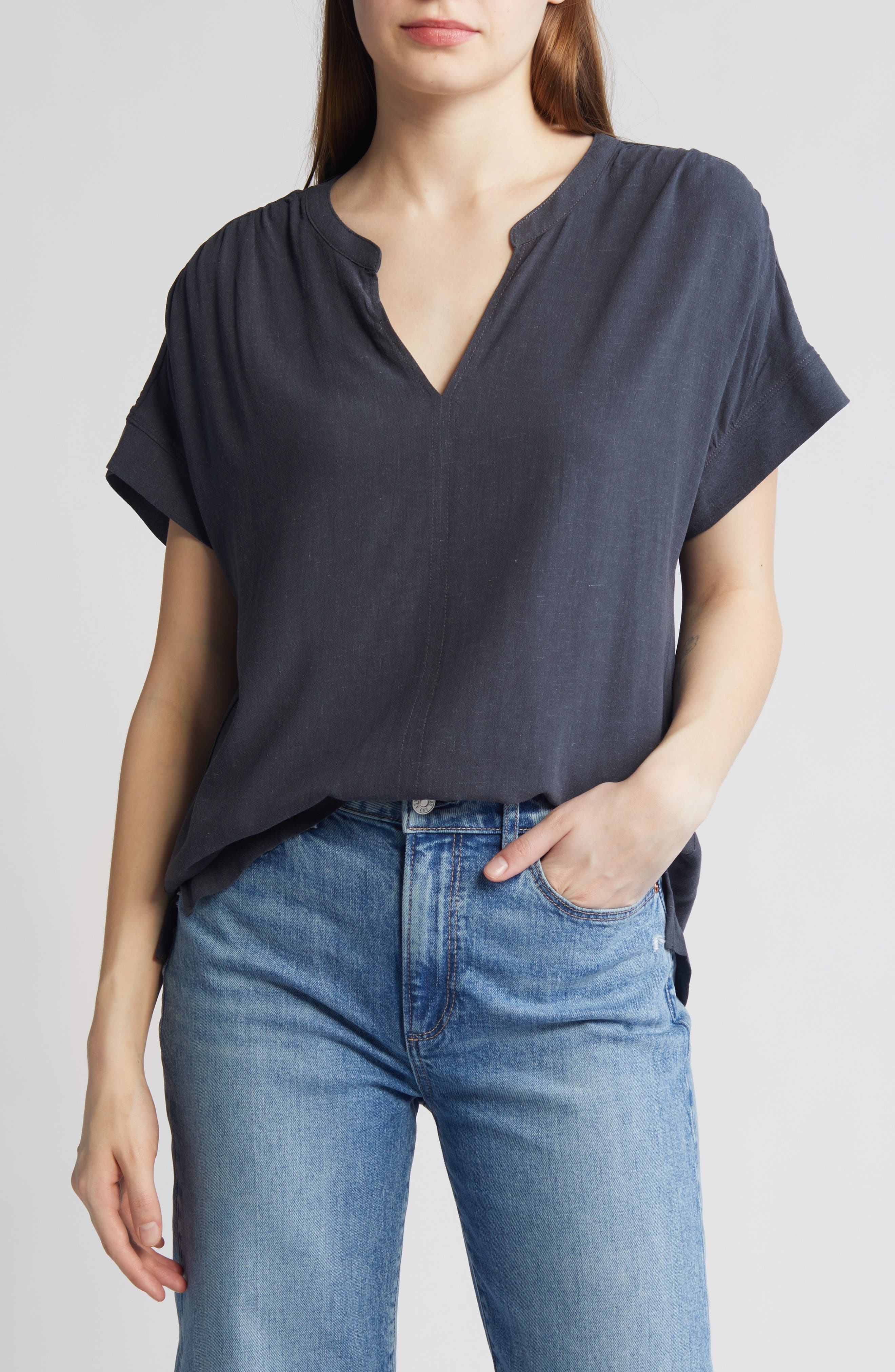 Splendid Wynne Crepe Blouse | Nordstromrack