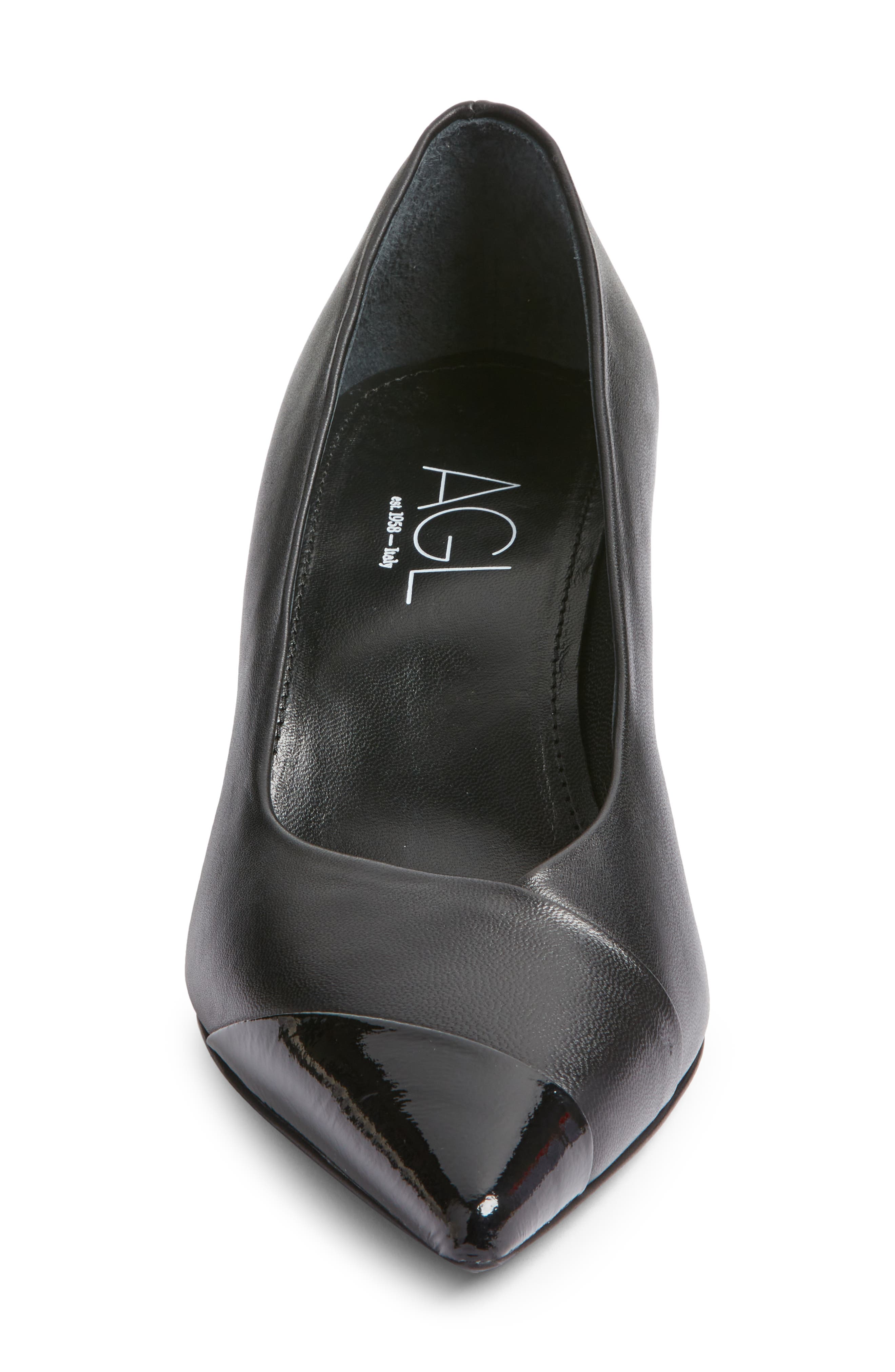 AGL Stefy Block Heel Pointed Toe Pump (Women) | Nordstromrack